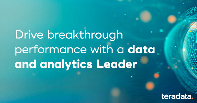 Teradata named a Leader The Forrester Wave™